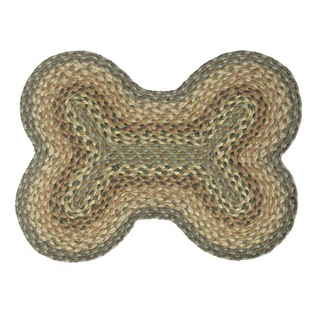 Braided Dog Bone Mat - JB101